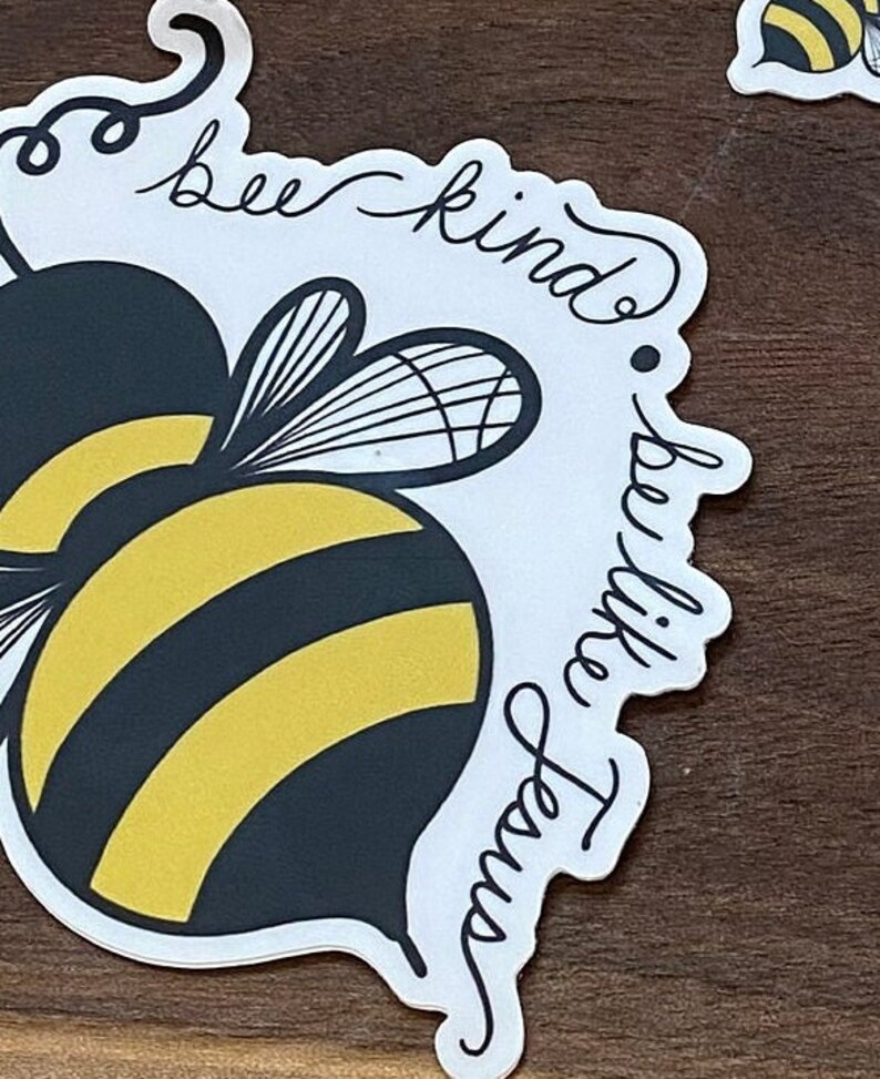 Be Like Jesus Sticker, Bumble Bee Sticker, Waterproof Sticker, Water ...