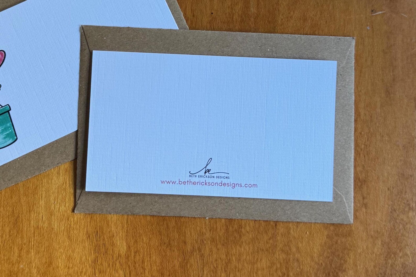 Mini Enclosure Cards With Envelopes, Floral Mini Note Card, Flower Note ...