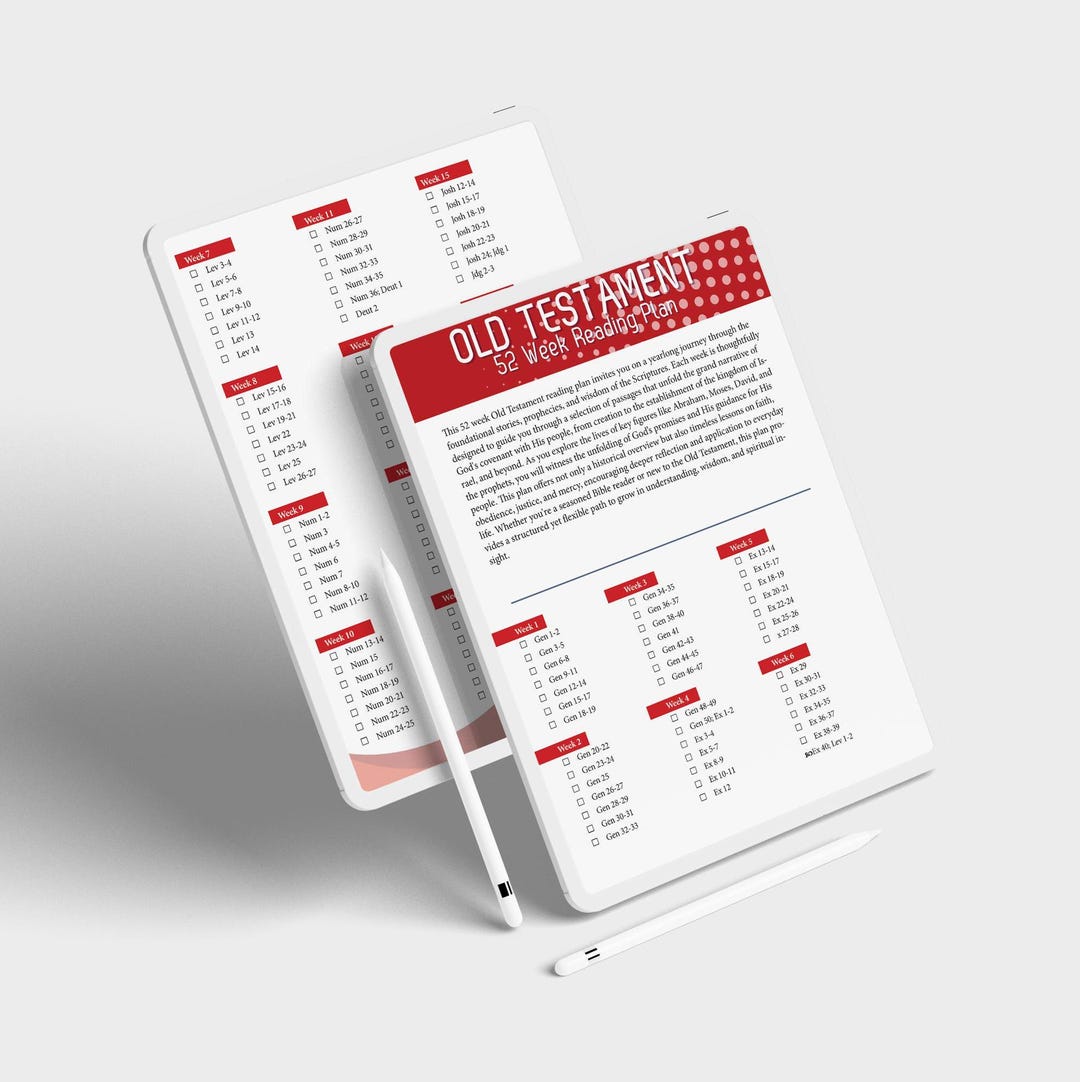 Old Testament Reading Plans Ipad, Bible Reading Plan PDF, Old Testament ...