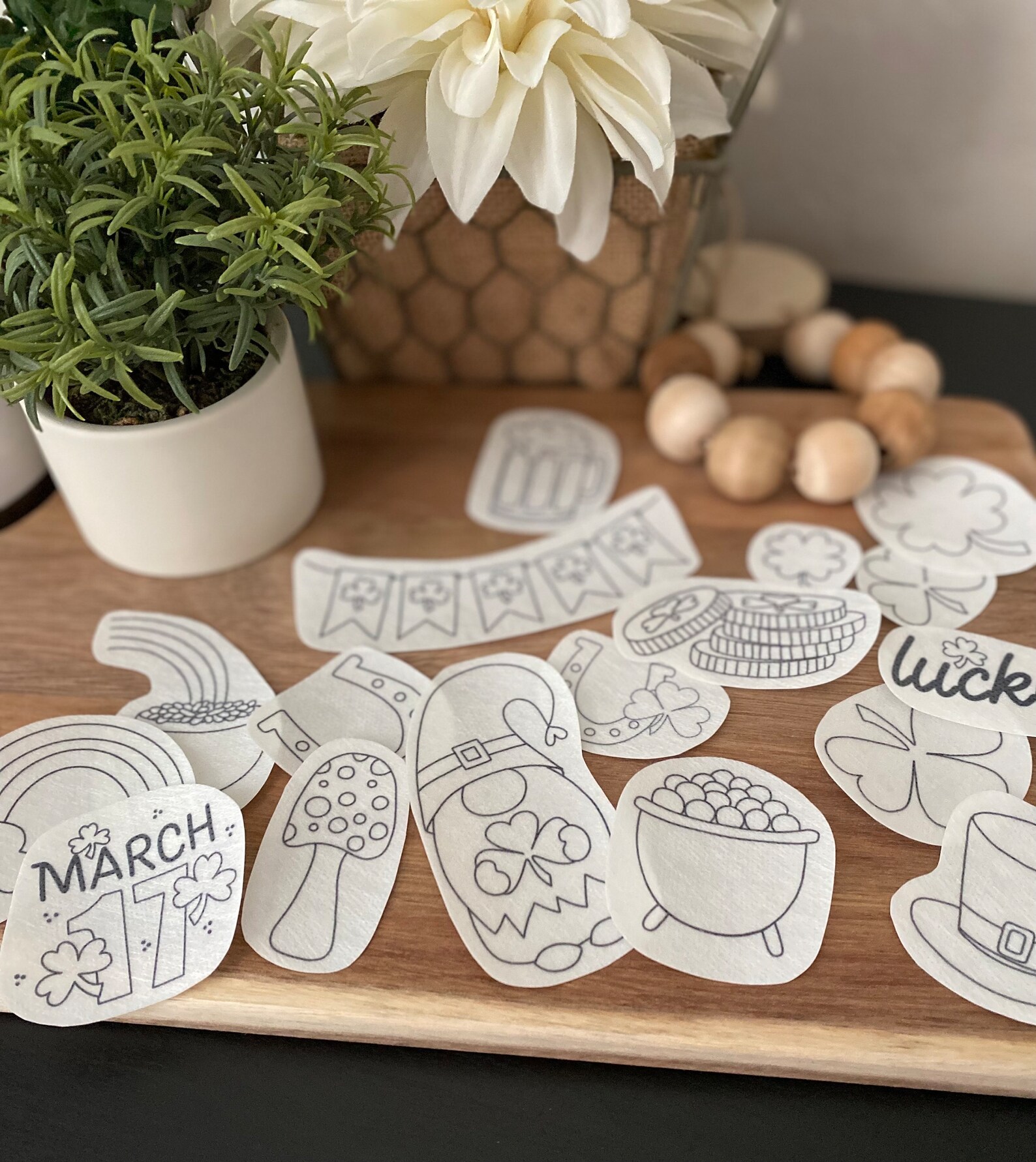 Top of the Morning Stick and Stitch Embroidery Pattern | St Patrick’s ...