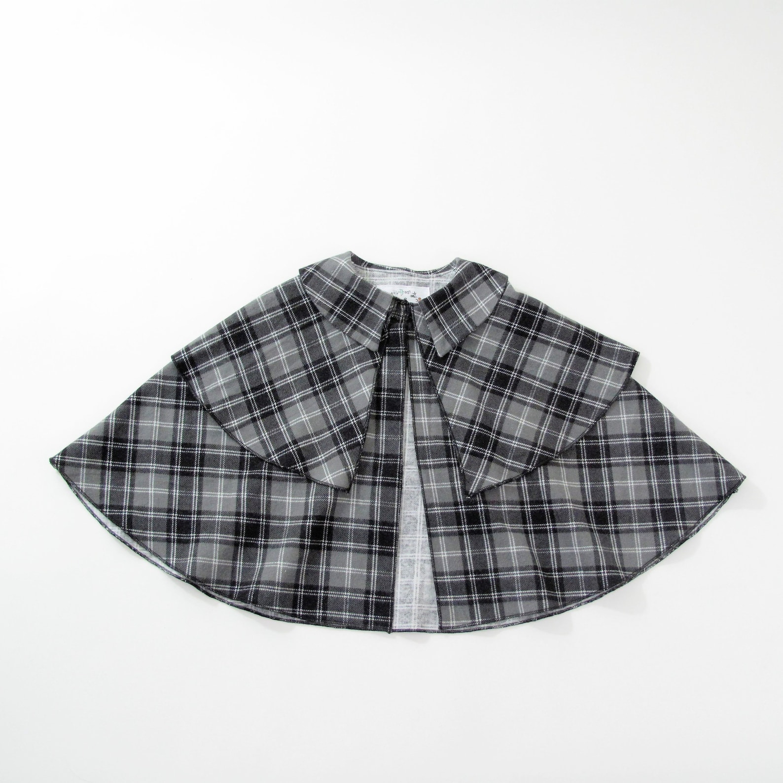 Sherlock Holmes Detective Cape Halloween Costume, Inspector Plaid Cloak ...