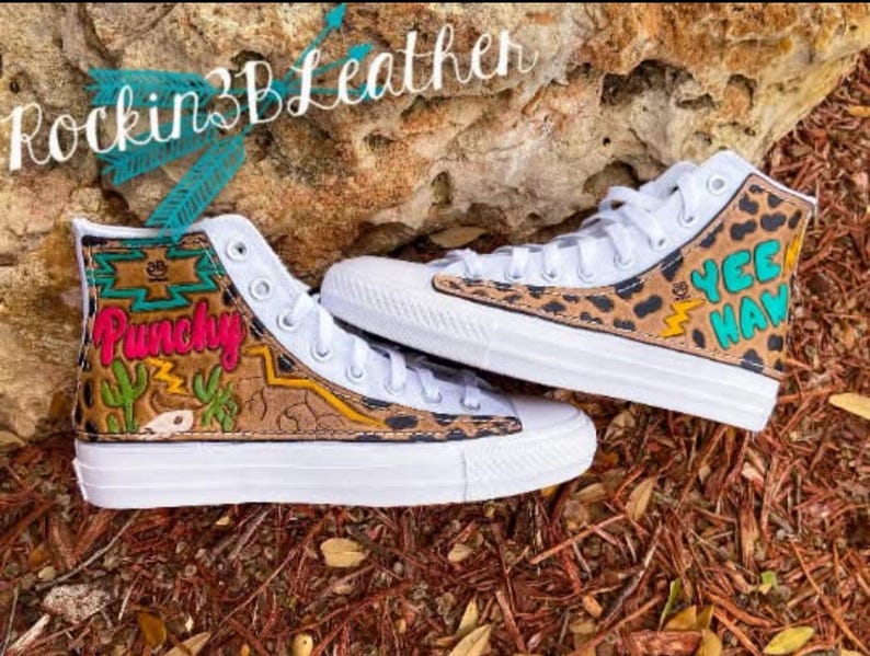 Kids Custom Tooled Converse Patches - Etsy