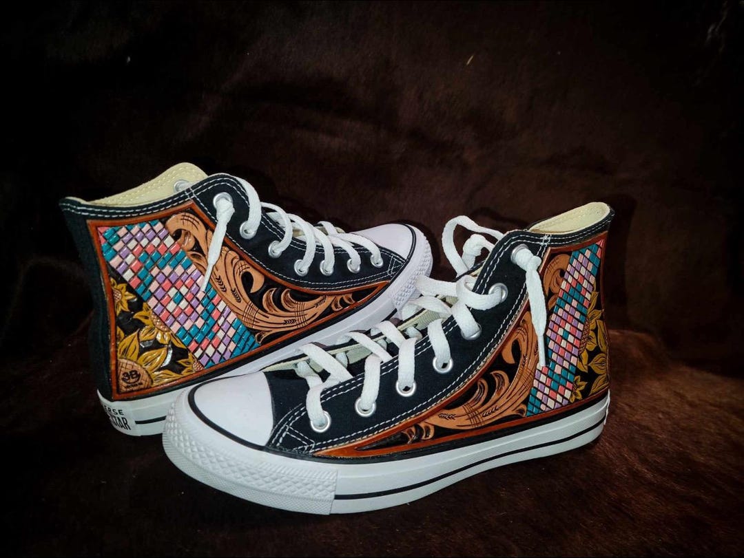 Custom Tooled Converse Patches - Etsy