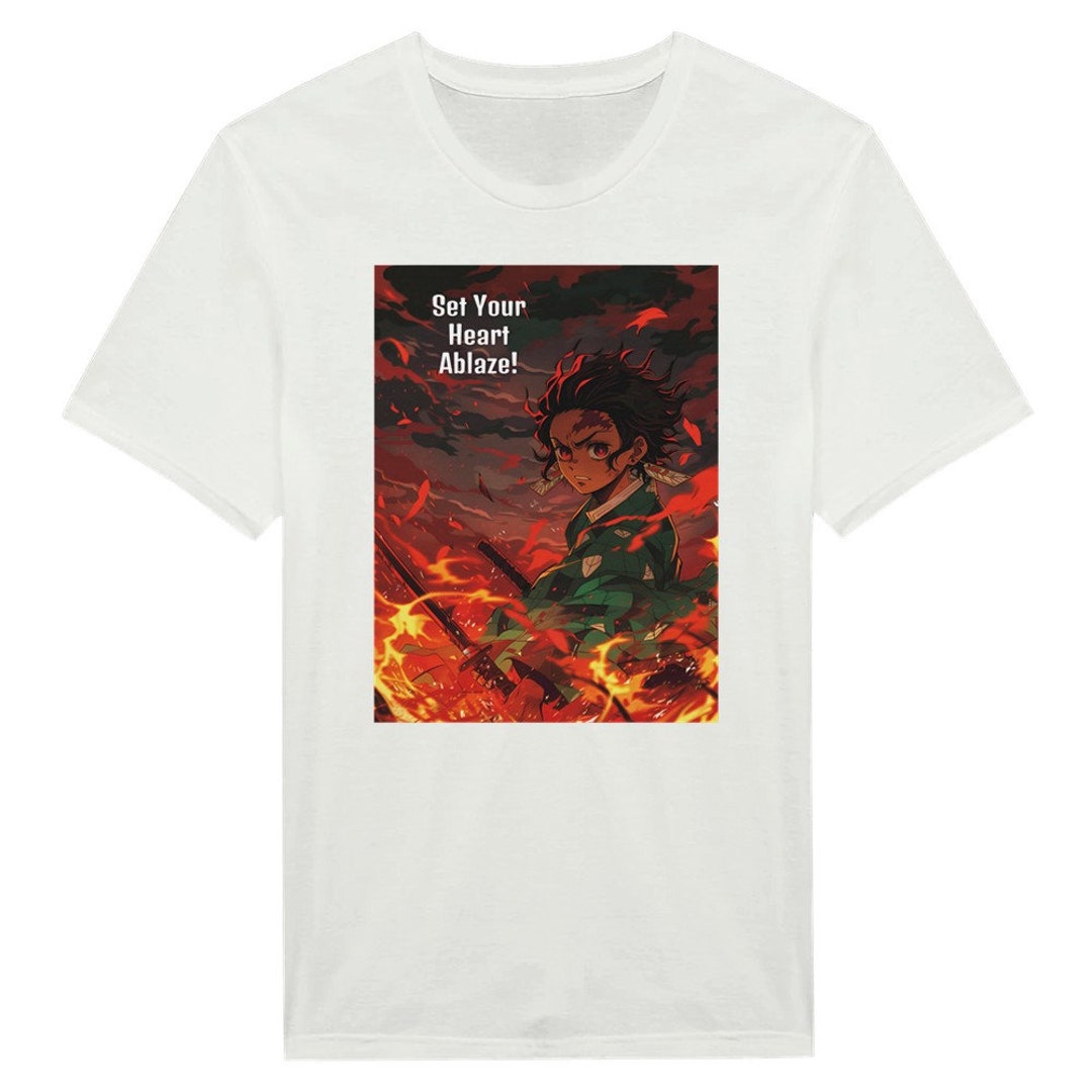 Tanjiro Kamado Demon Slayer Custom Design Tshirt Classic Unisex ...