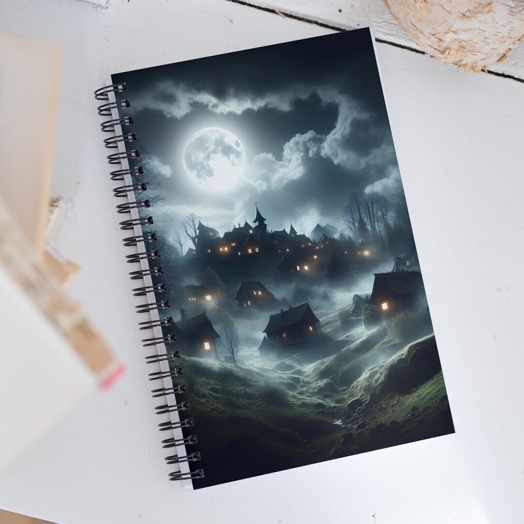 Spiral Notebook - Lunar Fear: Specter’s Hollow | Gothic Journal ...
