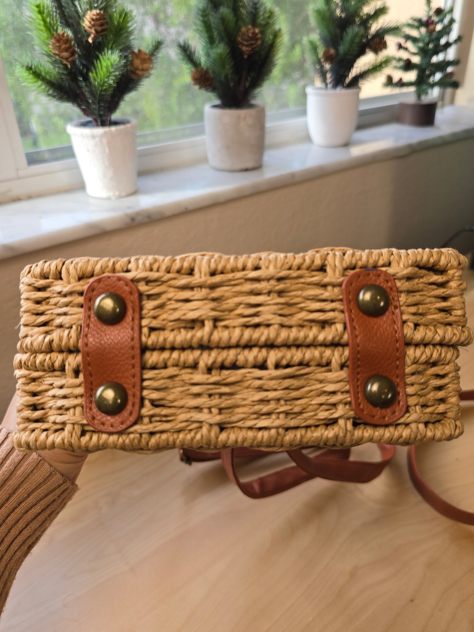 Handmade Raffia Straw Woven Shoulder Crossbody Bag Purse - Summer Beach ...