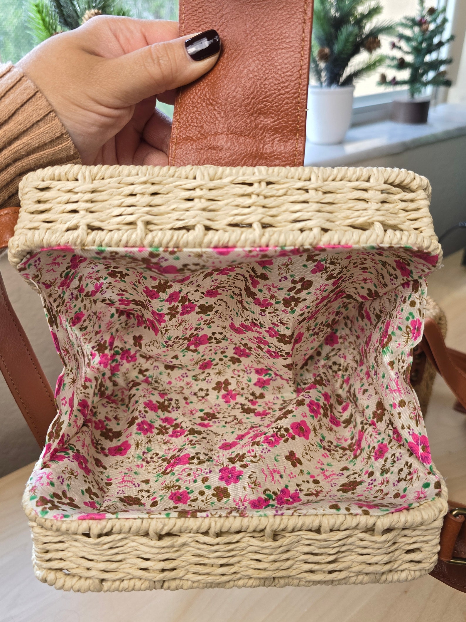 Handmade Raffia Straw Woven Shoulder Crossbody Bag Purse - Summer Beach ...