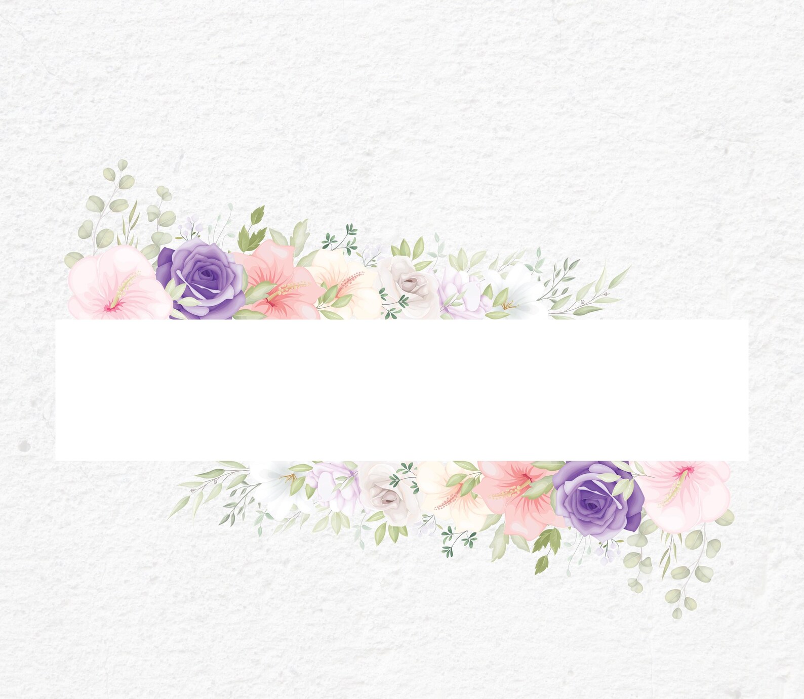 Flower Border Set Png, Watercolor Wildflower Border, Rose Floral ...