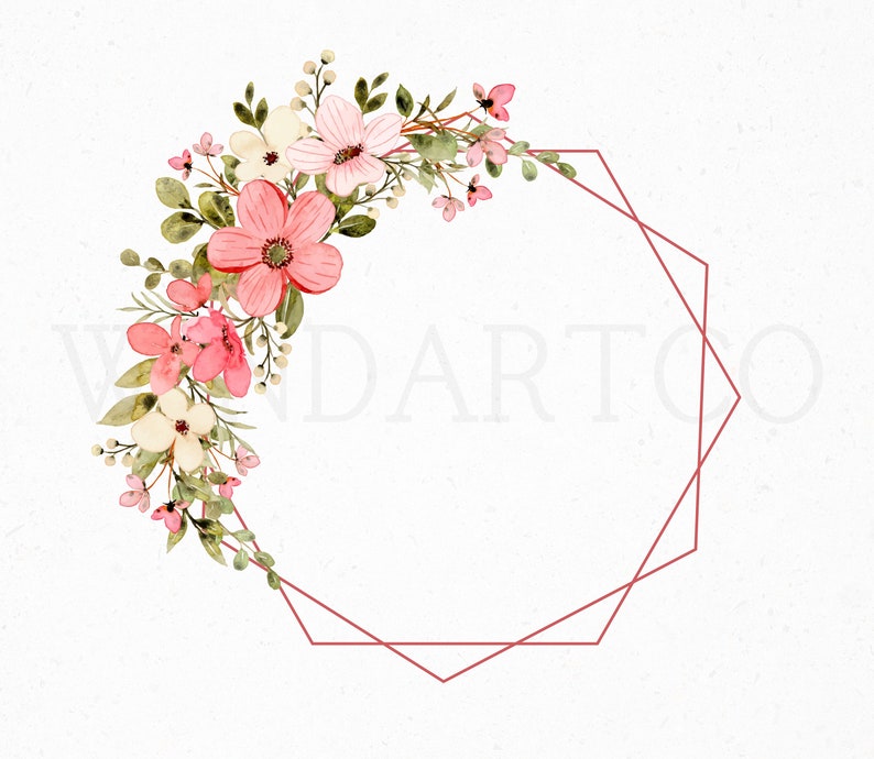 Floral Frame Set PNG, Wedding Wreath Clipart, Floral Wreath Png, Wreath ...