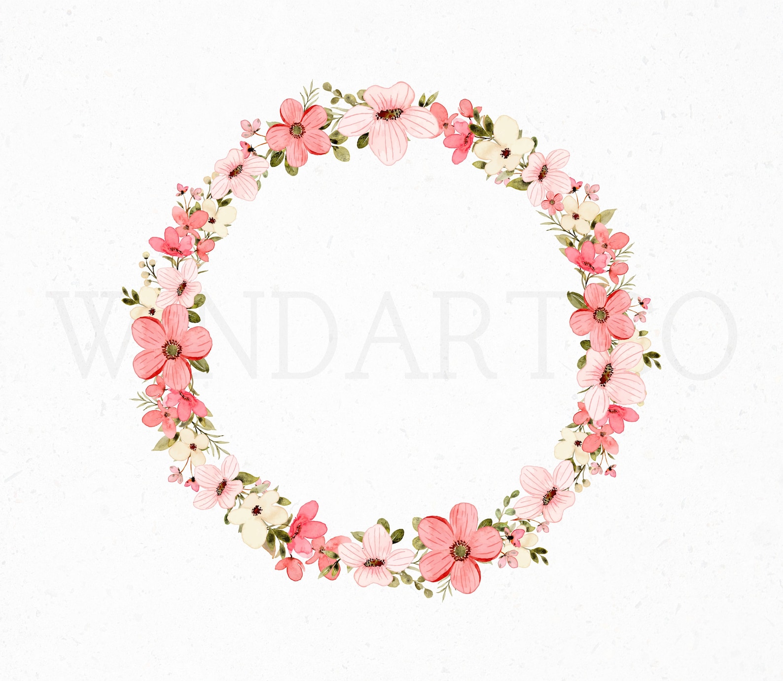 Floral Frame Set PNG, Wedding Wreath Clipart, Floral Wreath Png, Wreath ...