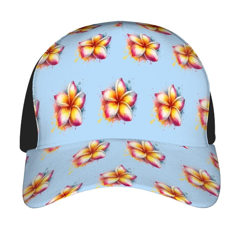 Plumeria Tropical Floral Baseball Cap - Etsy