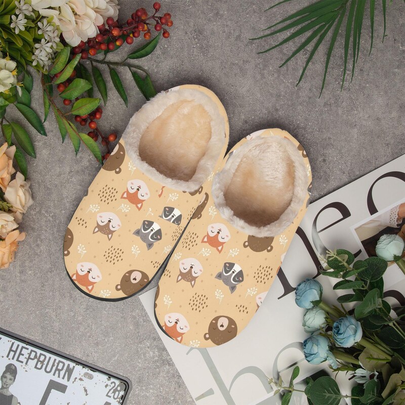 Animal Slippers - Etsy