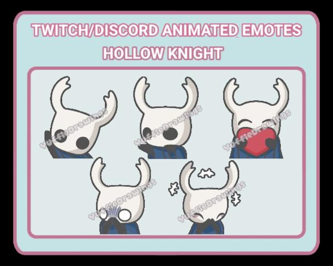 Hollow Knight Animated Emotes Twitch and Discord. - Etsy
