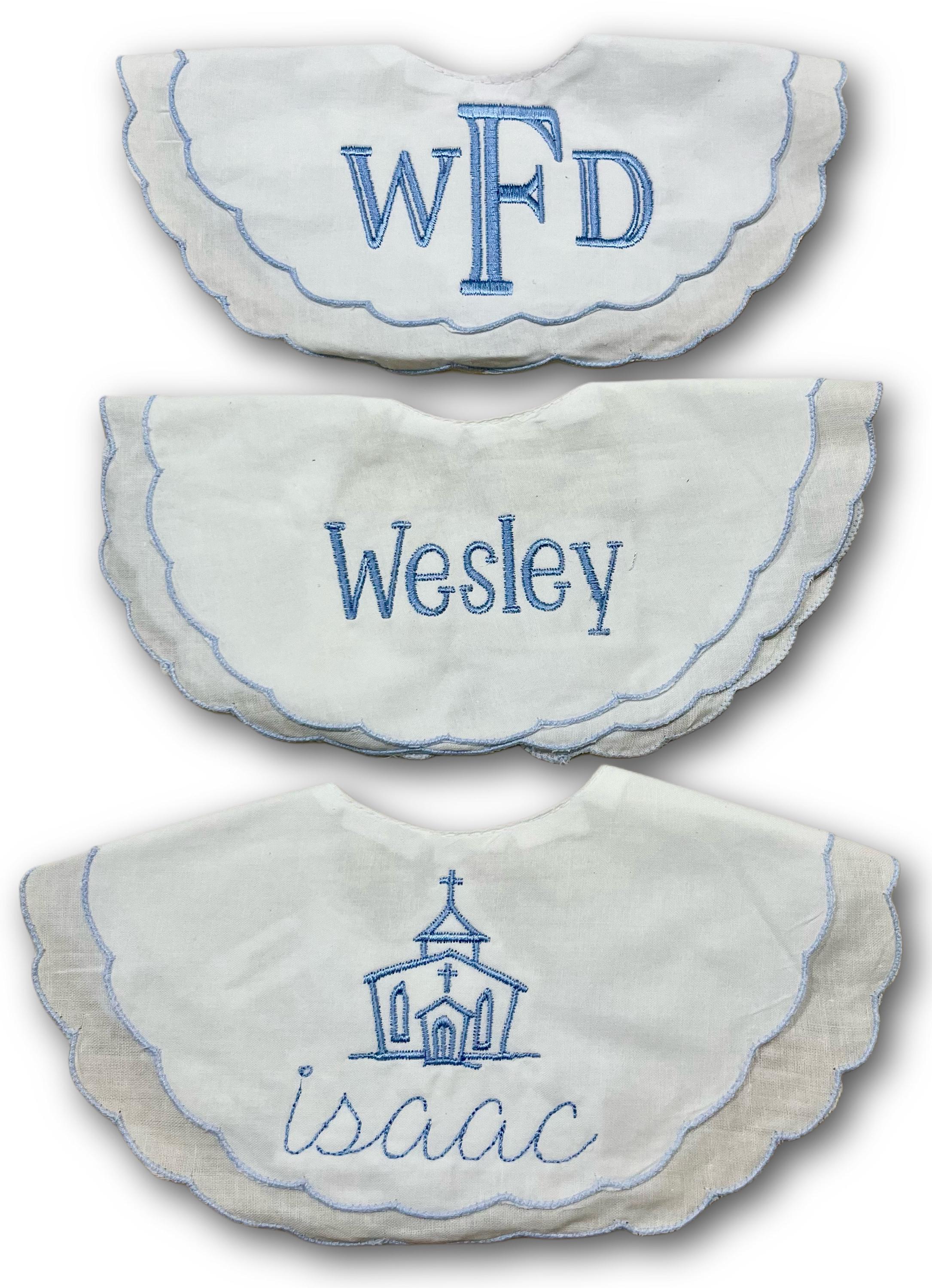 Embroidered Heirloom Bibs - Etsy