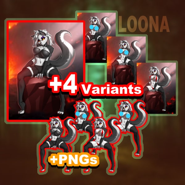 Loona Wolf Nsfw Art Etsy