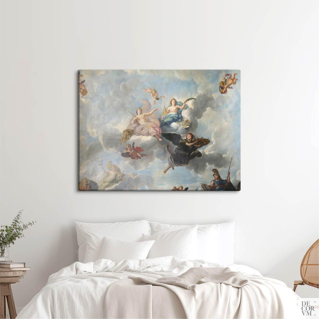 Chateau De Versailles Painting Immortality Ceiling Canvas Print Regal ...
