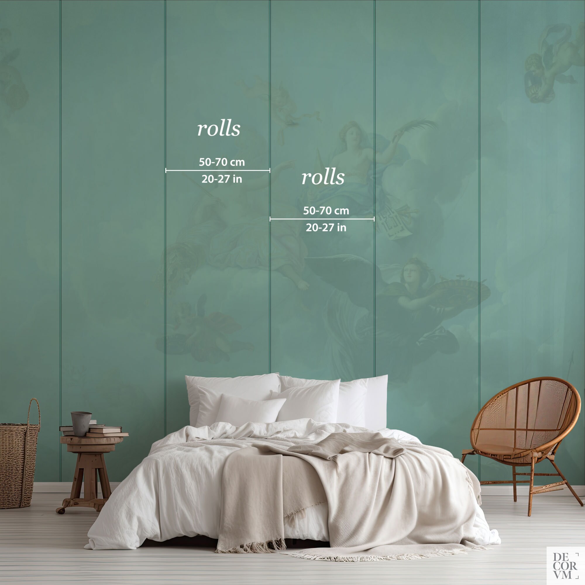 French Baroque Wallpaper Mural of the Royal Magnificence, Immortality ...