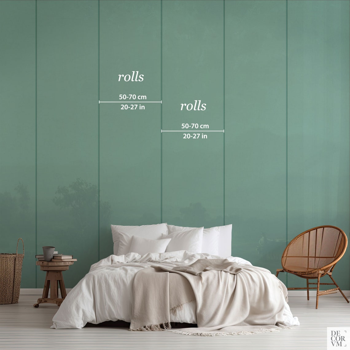 Napa Valley Mural Wallpaper. Wide Landscape in Sepia Tones, Vintage ...