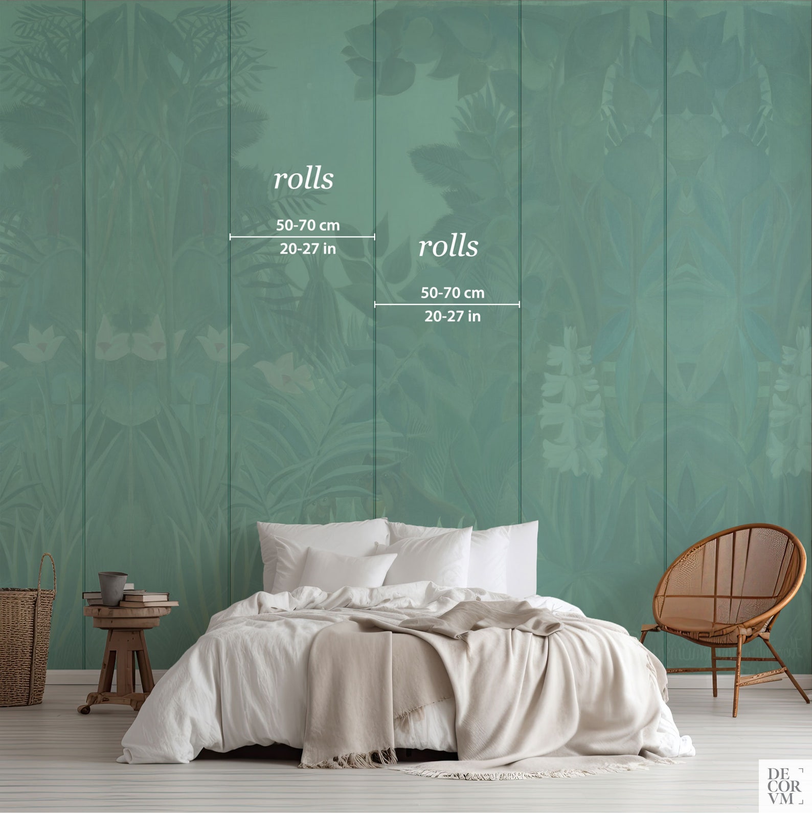 Jungle Wallpaper, Henri Rousseau Wall Mural the Equatorial Jungle, Peel ...