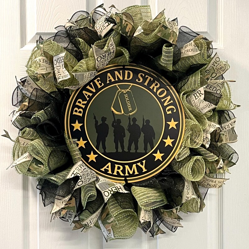 Army Wreath - Etsy