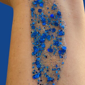 Glitter Gel Face and Body Makeup, Hair, Face, Party, Costume, Sports ...