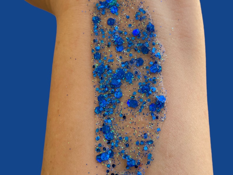 Glitter Gel Face and Body Makeup, Hair, Face, Party, Costume, Sports ...