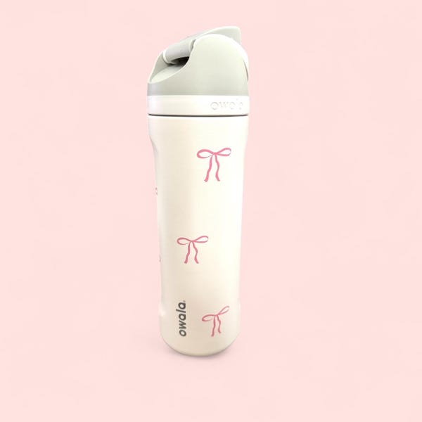 Owala Water Bottle Pink Bows - Etsy