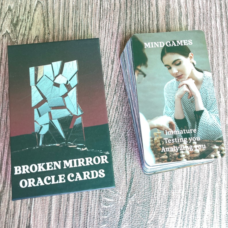 40% OFF TODAY Broken Mirror Oracle Deck Tarot Cards Tarot Reading Deck ...
