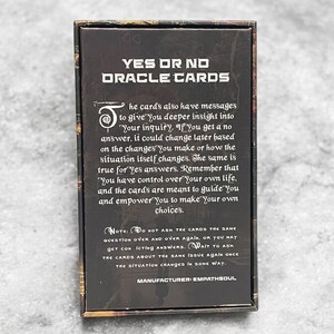 Yes or No Tarot Deck Oracle Cards | Tarot Reading Deck for Beginners ...