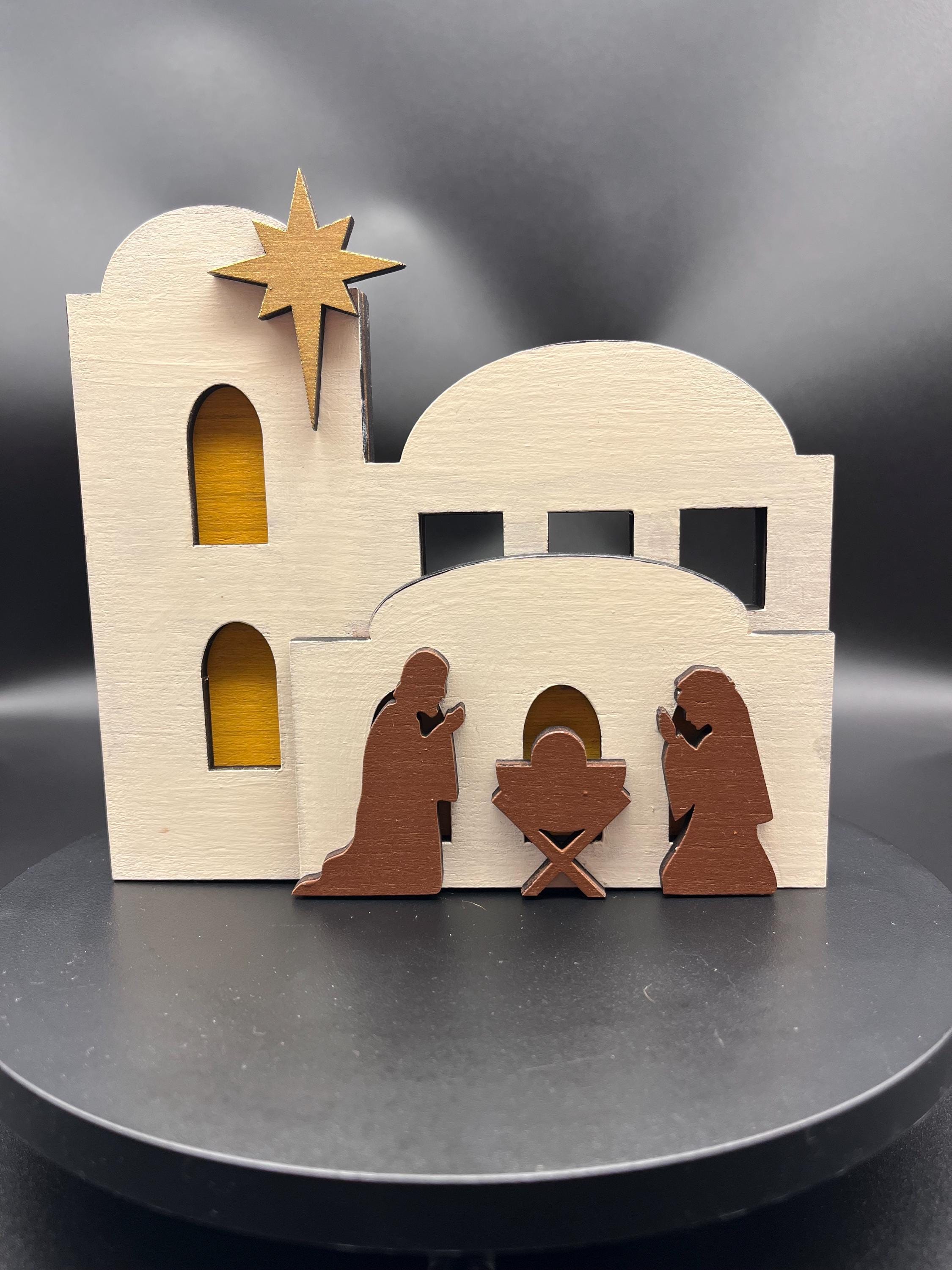 Nativity (3 Piece Set) - Etsy