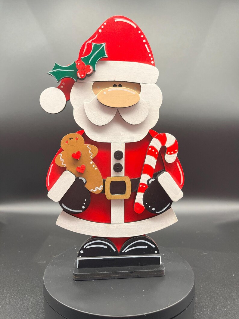 Santa Shelf Sitter Decor - Etsy