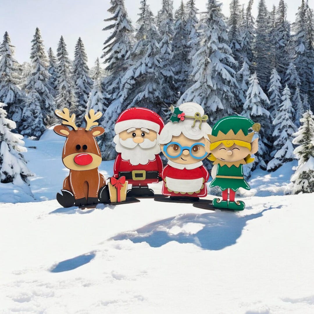 North Pole Family (set of 4) #2 - Etsy