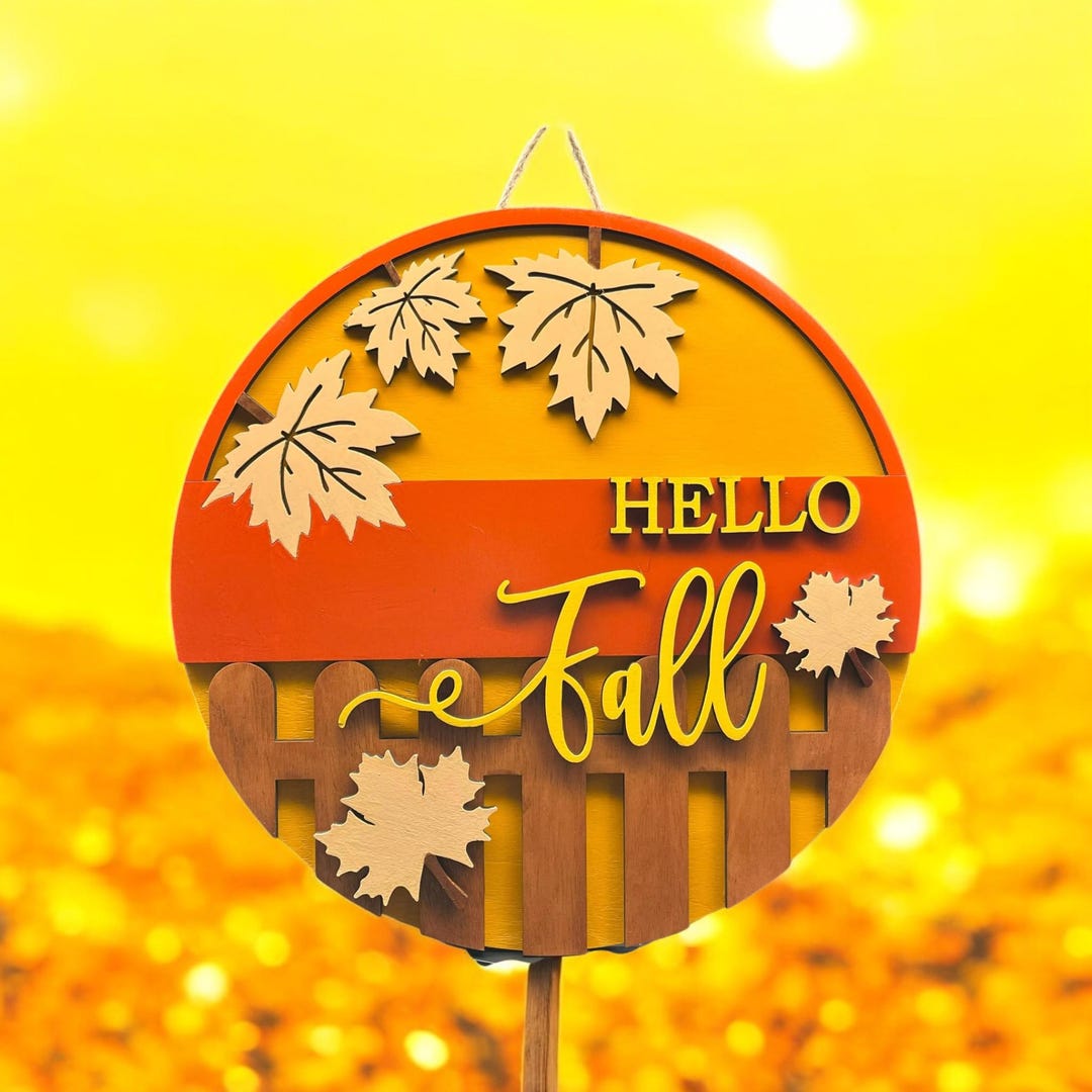 Happy Fall Door Sign - Etsy
