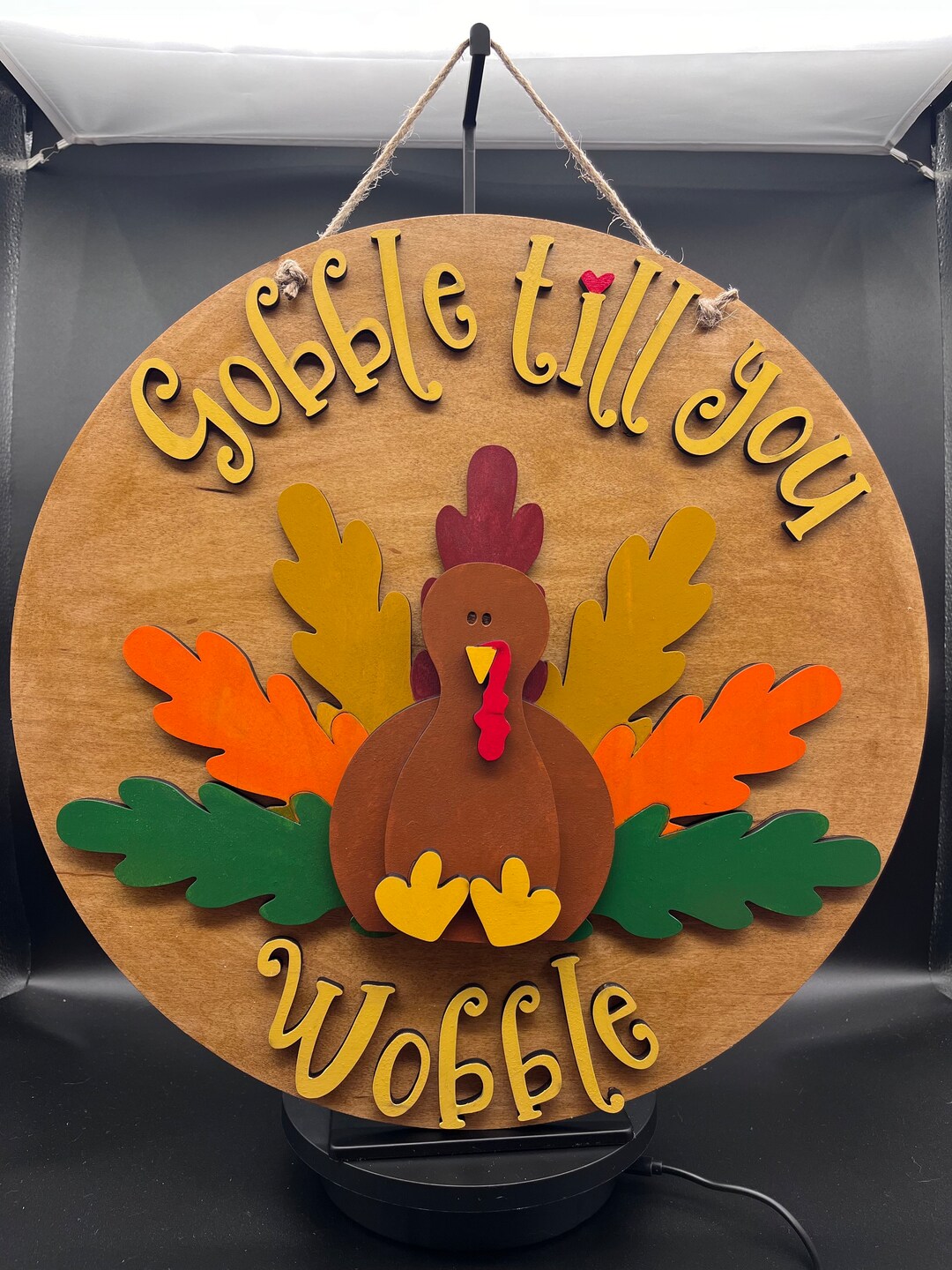 Gobble til You Wobble Wall or Door Sign - Etsy