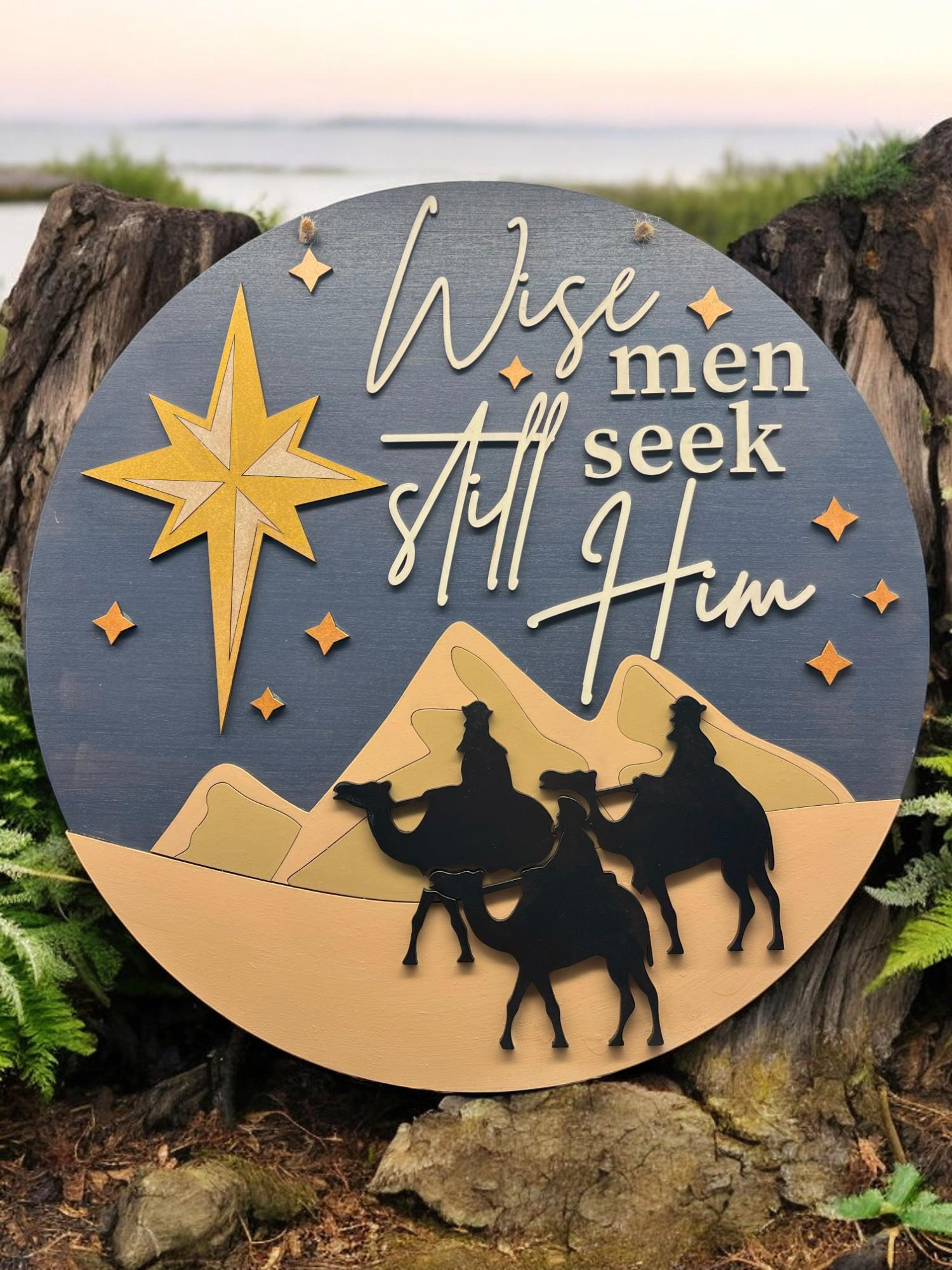 Wise Men Still Seek Him Door Sign - Etsy