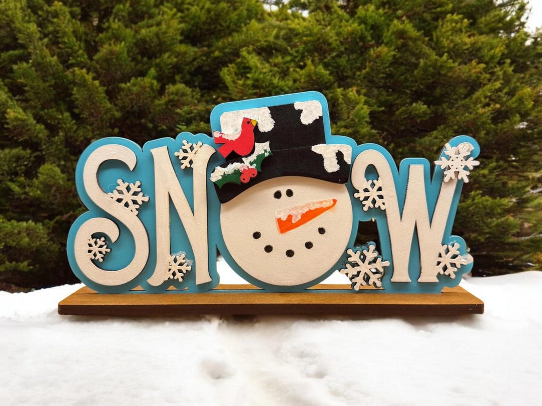 Snow Shelf Decor - Etsy