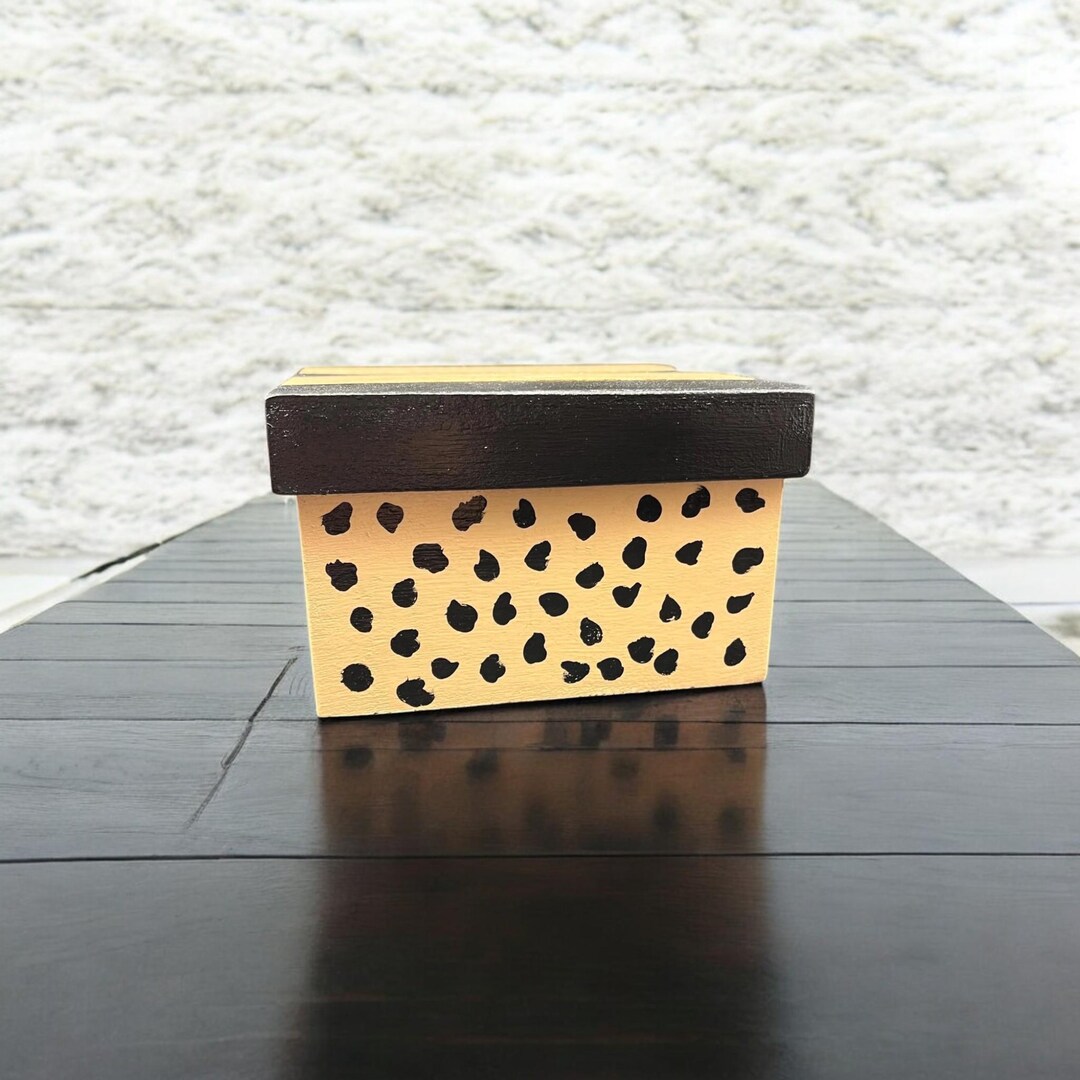 Cheetah Box - Etsy
