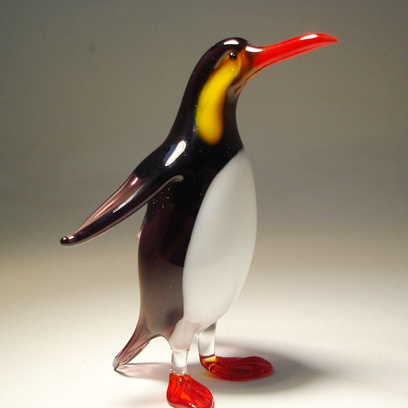 Glass Penguin - Etsy