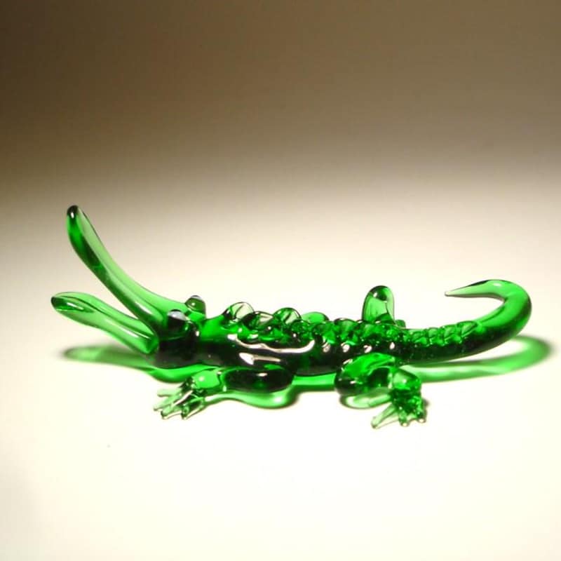 Alligator Figurine - Etsy