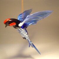 Stained Glass Traditional Swallow - Etsy