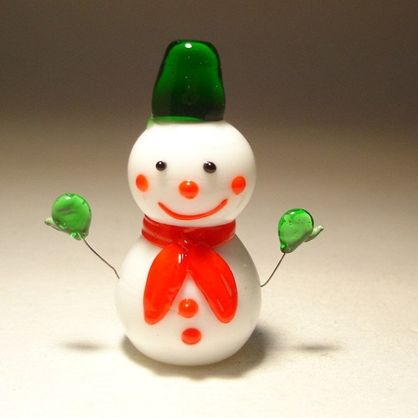 Glass Snowman - Etsy