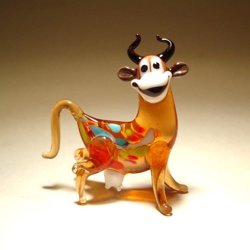 Cow Figurine - Etsy