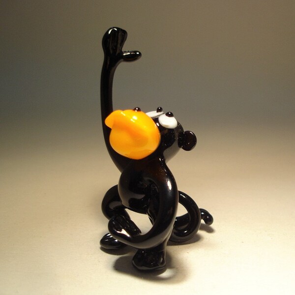 Glass Monkey - Etsy