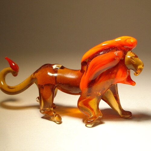 Handmade Art Blown Glass Animal Figurine GIRAFFE - Etsy