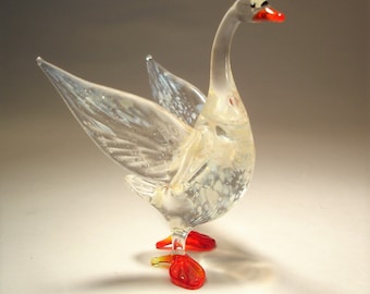 Car Accessories, Cute Handmade White Goose, Glass Ornaments, Glass ...