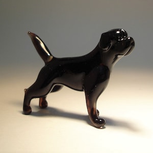 Handmade Blown Glass Dog Black Lab Labrador Retriever Figurine - Etsy