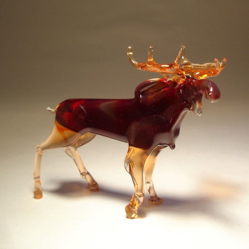 Moose Figurine - Etsy