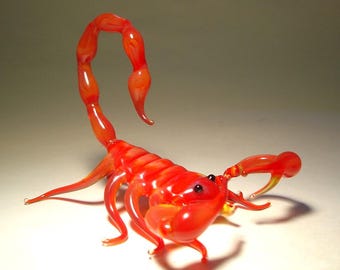 Blown Glass Art Figurine Green Insect PRAYING MANTIS - Etsy