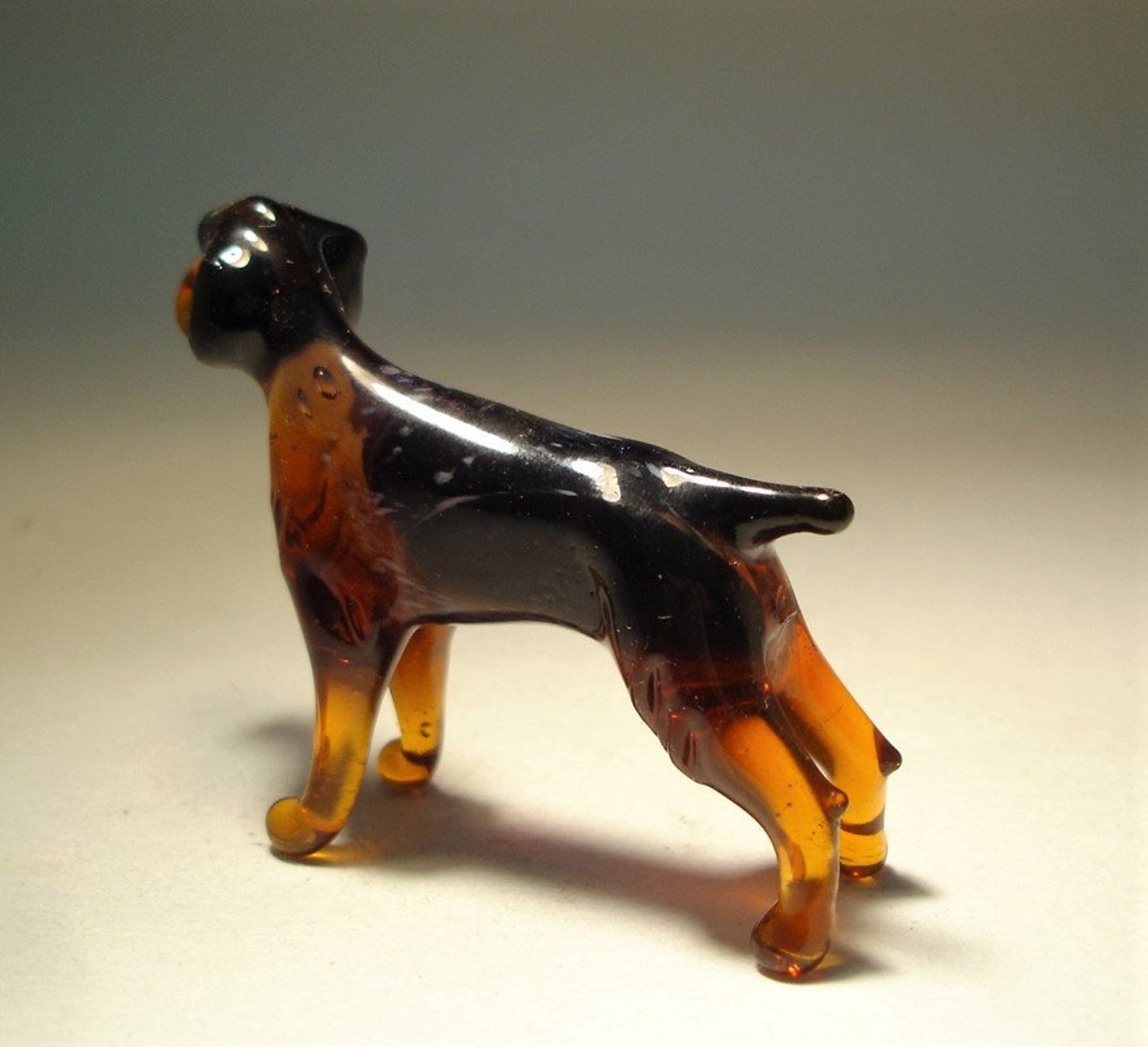 Handmade Blown Glass Dog German Shorthaired Pointer Figurine - Etsy