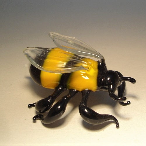 Blown Glass Art Figurine Green Insect PRAYING MANTIS - Etsy